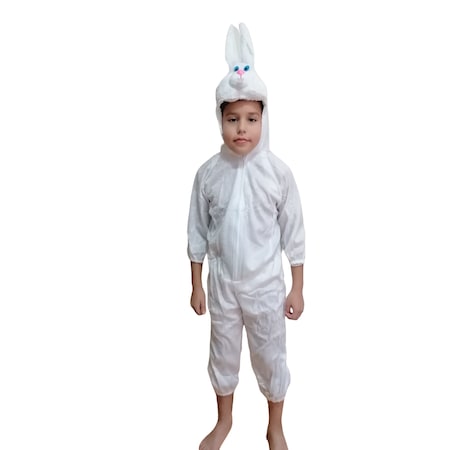 Costum de serbare pentru copii, Iepuras, alb, 4 ani - 5 ani - eMAG.ro