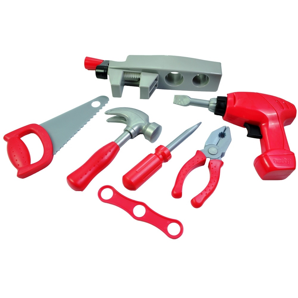 Set scule Micul mecanic, 7 buc/set, joc copii de indemanare, imaginatie ...