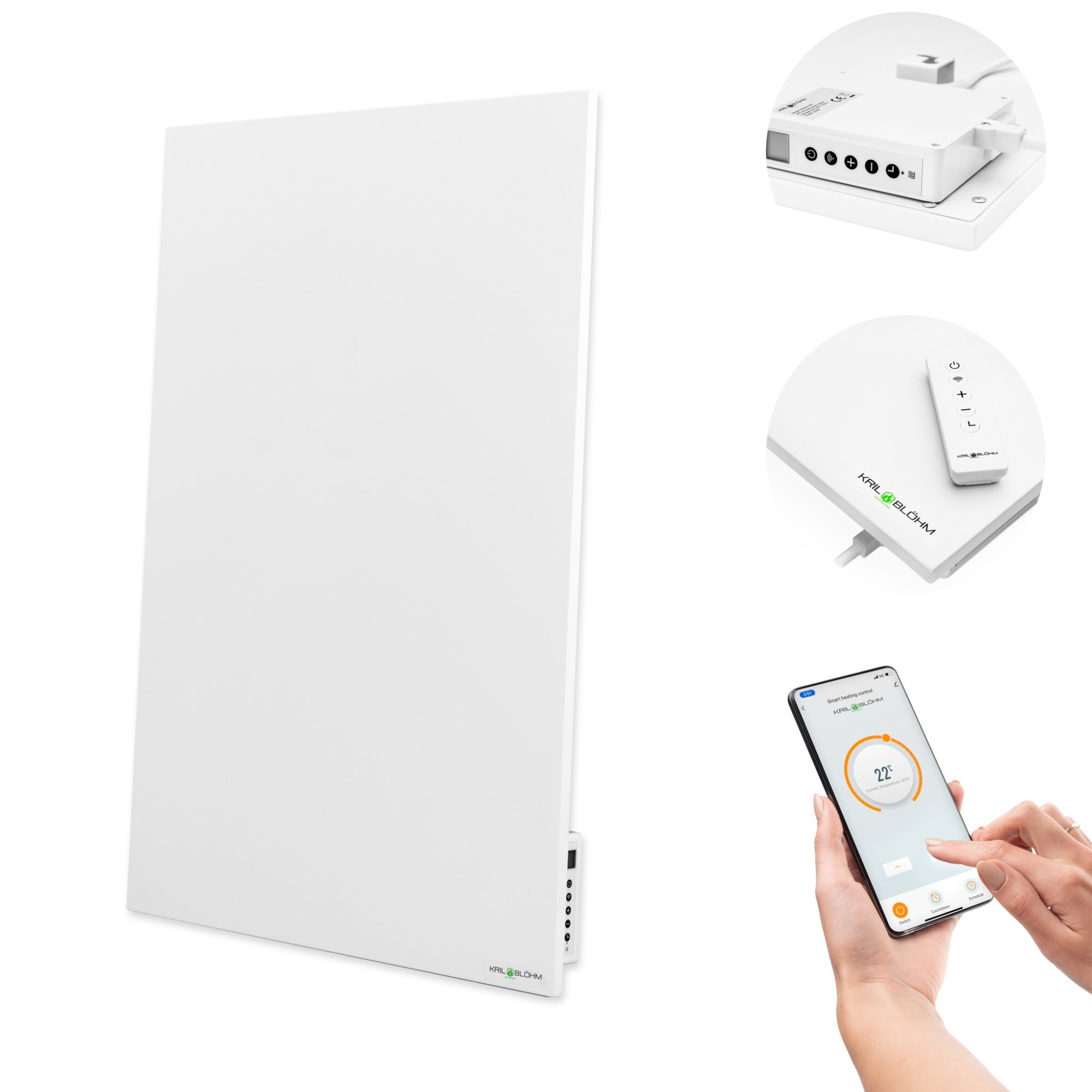 Infravörös Kril & Blohm Eindhoven 500 W radiátor - eMAG.hu