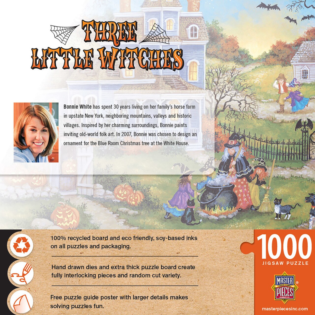 Пъзел Master Pieces Halloween Three Little Witches, 1000 части - eMAG.bg