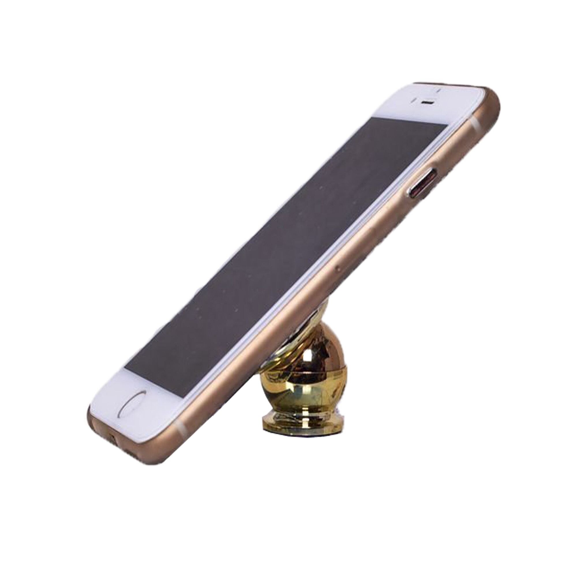 Suport auto pentru telefon magnetic rotativ 360 grade metal - eMAG.ro