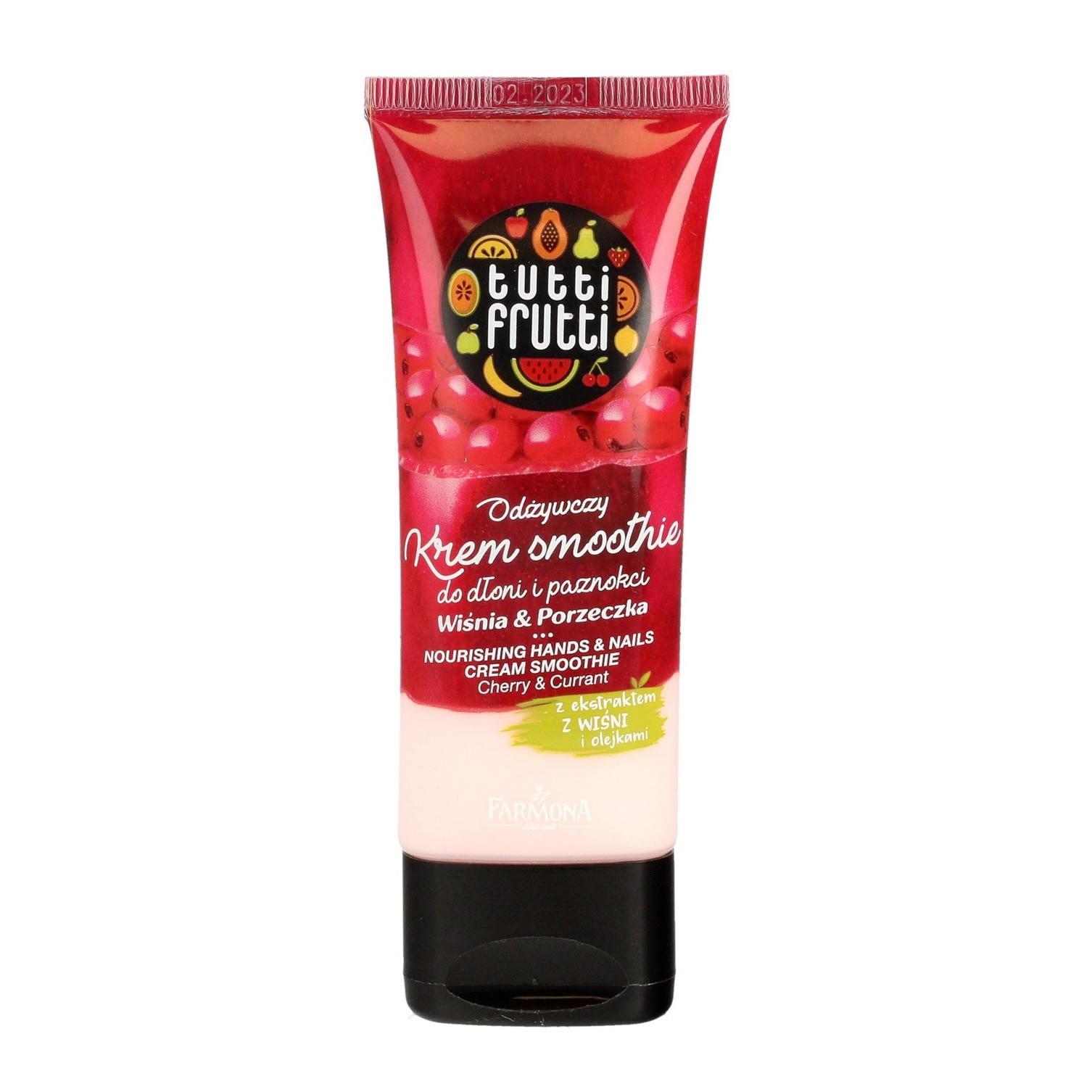 Crema de maini Farmona Tutti Frutti Nourishing, Cherry & Currant, 75ml ...