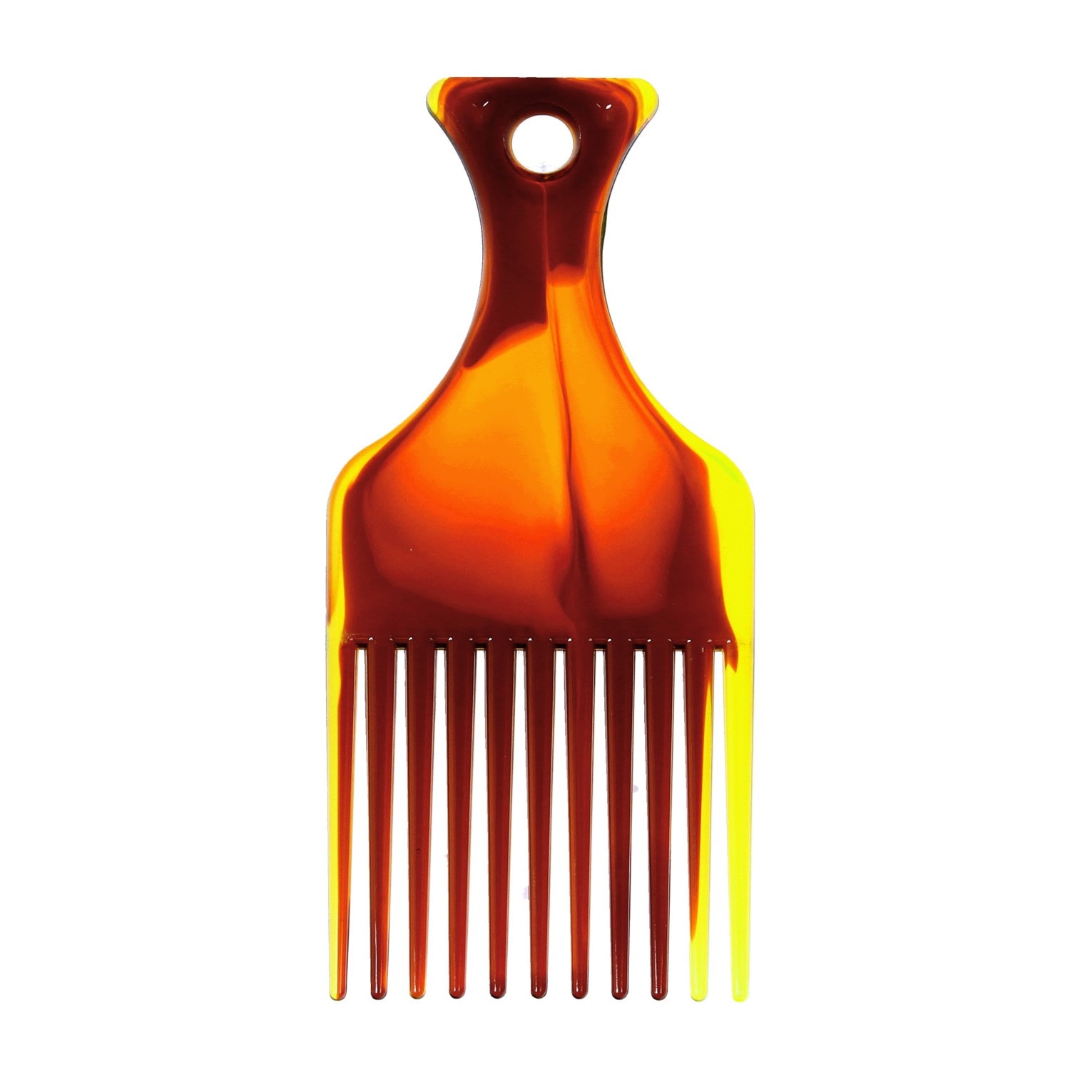 Pieptan Afro S Chihlimbar, pentru par ondulat, Top Choice - eMAG.ro