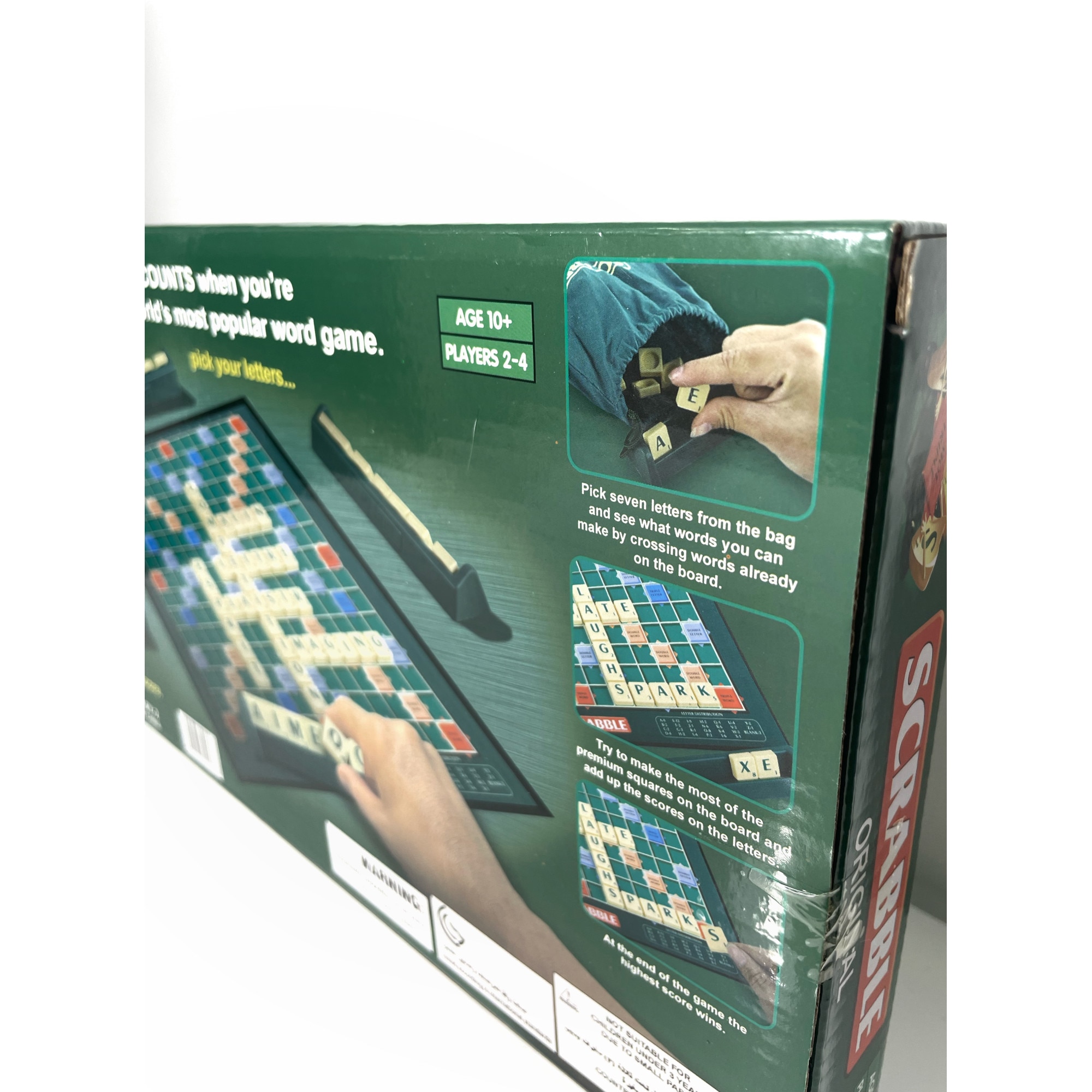 Joc de societate de tip Scrabble, Exersarea limbii engleze, Multicolor ...