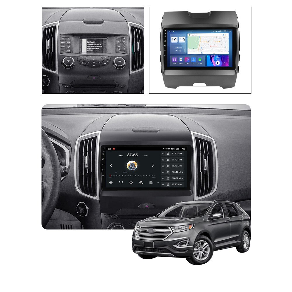 Navigatie dedicata Ford Edge 2015-2018, NAVI-IT, Android 13, Wireless ...