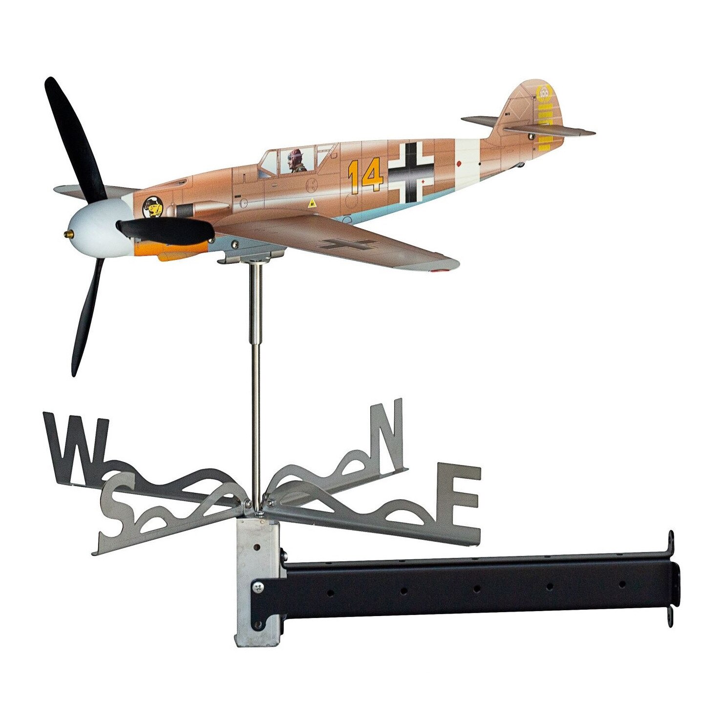 Set Girueta din inox Catch Your Wind, Macheta de avion de lupta ...