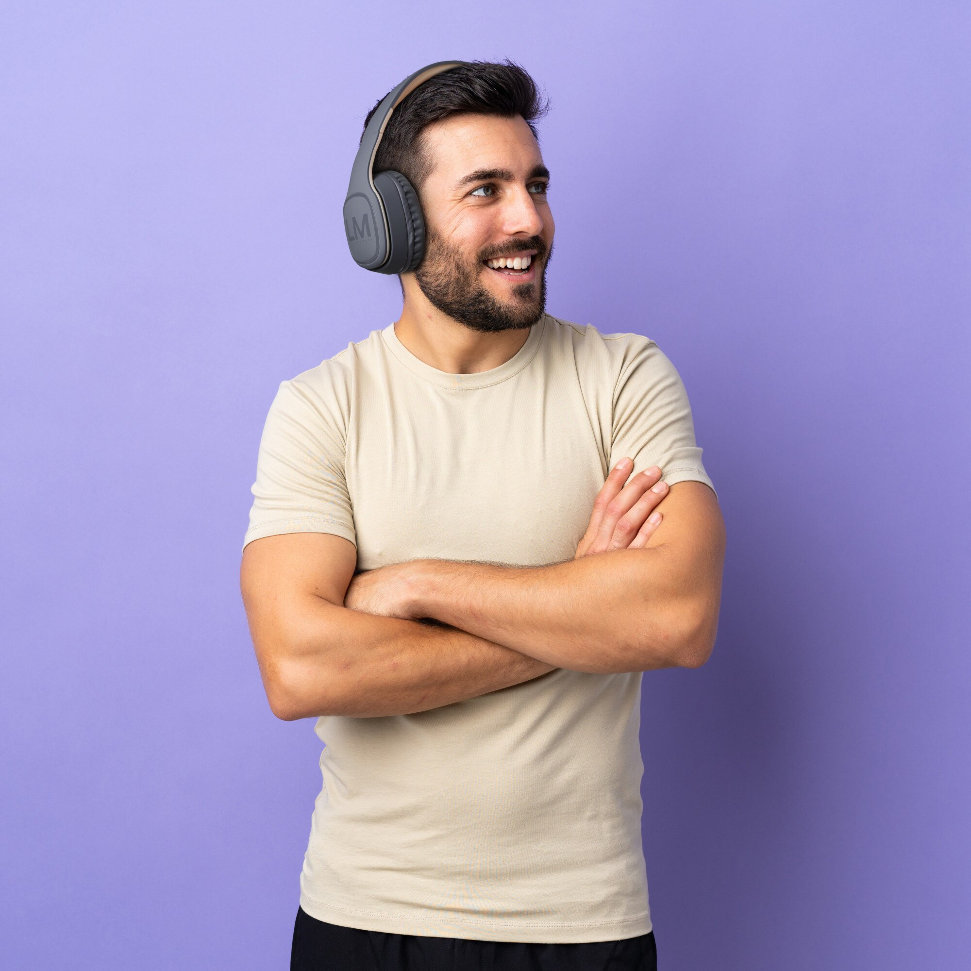 Безжични Bluetooth Слушалки, Louise&Mann, 30 часа възпроизвежане, с ...