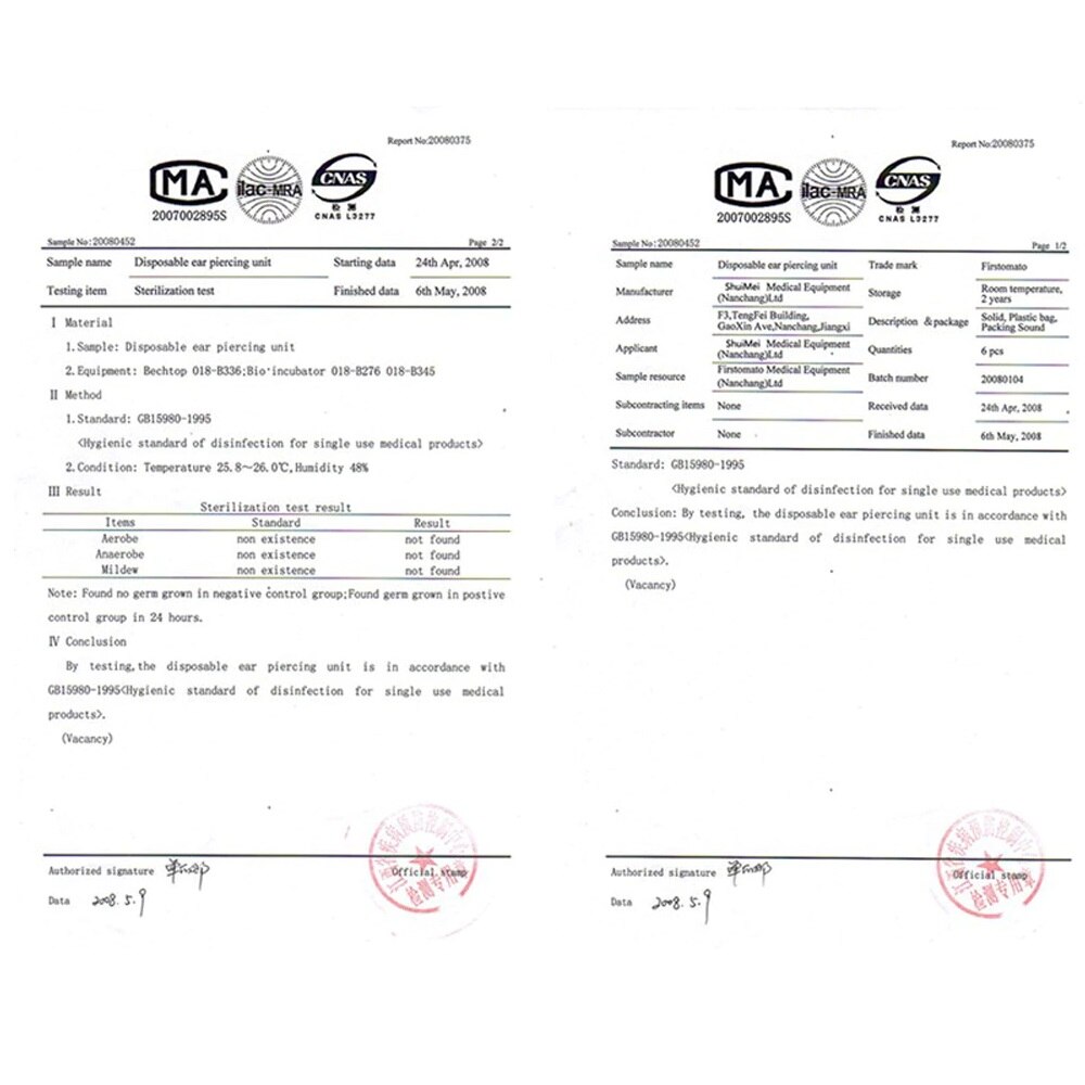 Dispozitiv pentru dat gauri in urechi cu cercel atraumatic otel ...