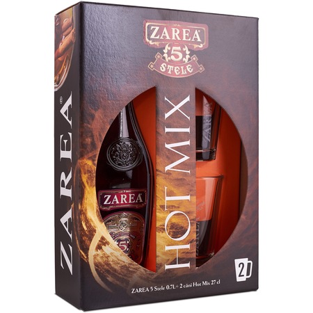 Pachet Zarea Hot Mix, Zarea 5 Stele 0.7l + 2 Cani - eMAG.ro