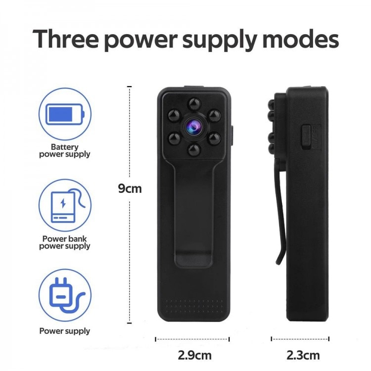 Camera Video Sport Portabila Andowl, 128Gb, 1080P, FullHD, negru - eMAG.ro