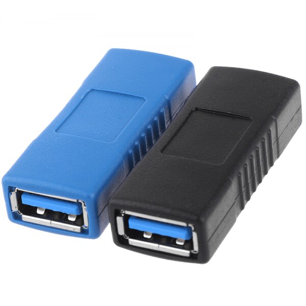 Set 2 x convertor de gen, extender USB-A mama - USB-A mama, 3.0, 44mm ...