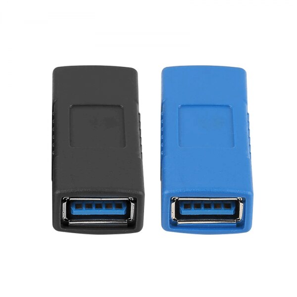 Set 2 x convertor de gen, extender USB-A mama - USB-A mama, 3.0, 44mm ...