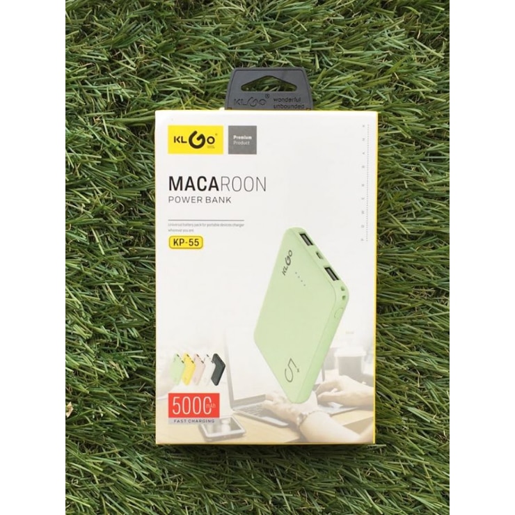 Power Bank KP-55, KLGO Macaroon, 5000mAH, Fast Charge - eMAG.ro