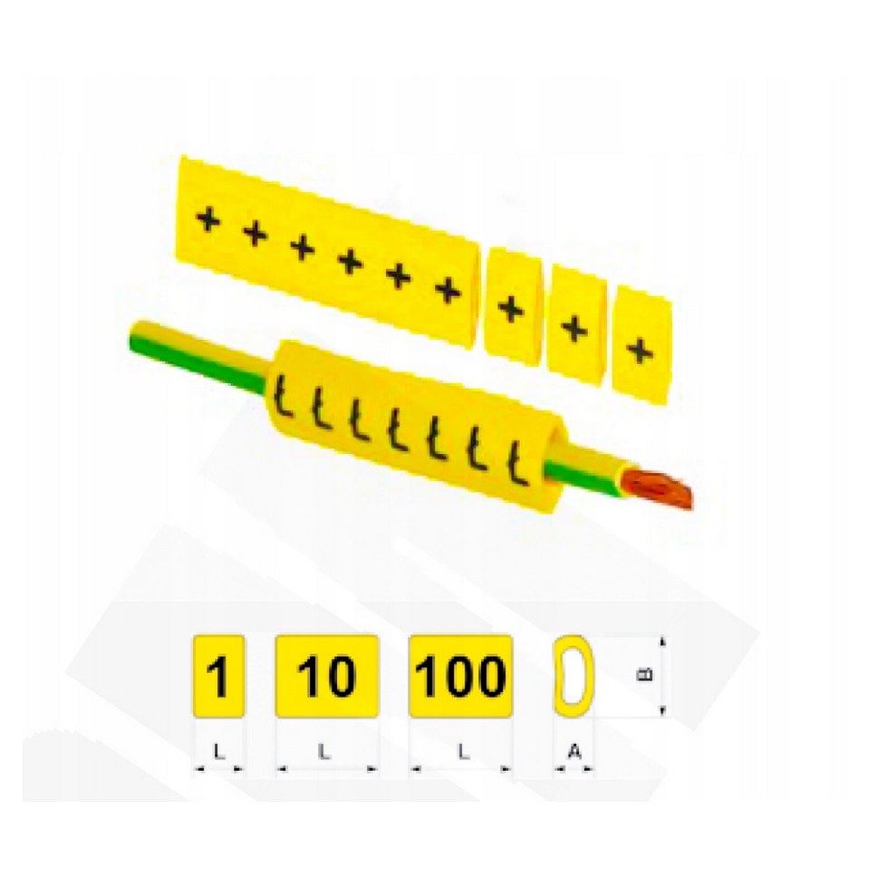Marcator de cablu OZ-0 L2 100 buc ergom - eMAG.ro