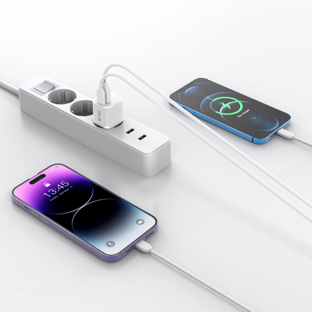 Incarcator Retea Tech Protect C20w Mini Usb Usb C Quick Charge 3 0