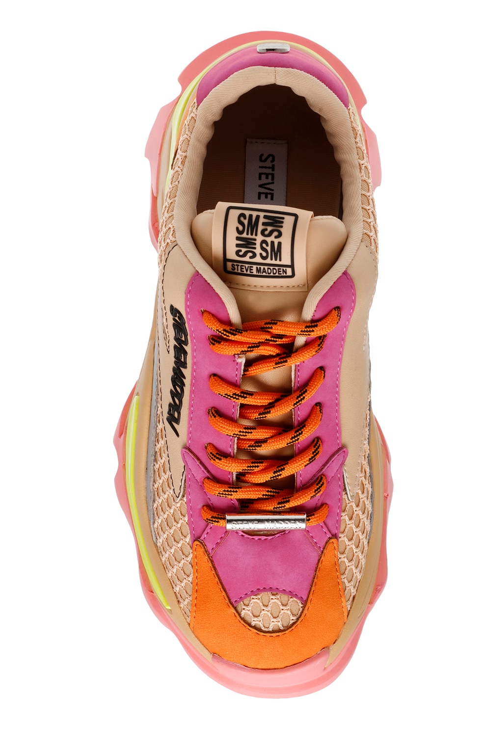 Steve Madden, Pantofi sport cu aspect masiv Zoomz, Multicolor, 40 - eMAG.ro
