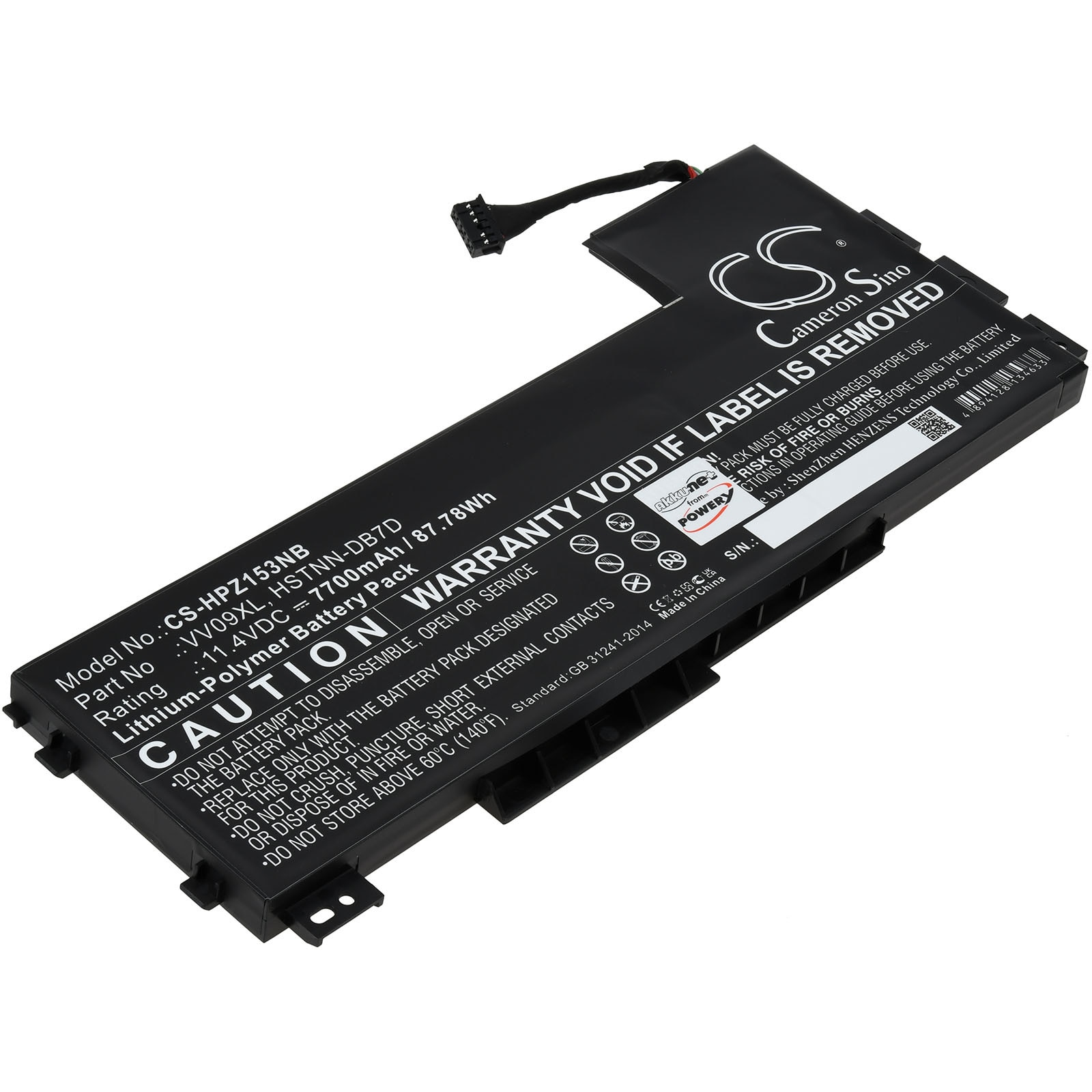 Acumulator compatibil HP ZBook 15 G3, ZBook 17 G3, VV09XL, HSTNN-DB7D ...