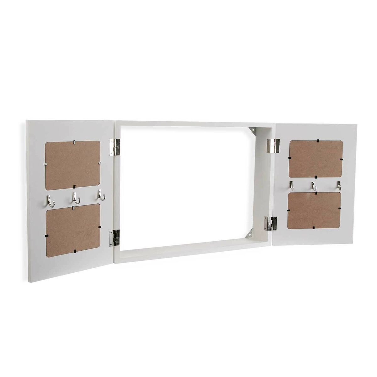 Dulap cu chei, Versa, Lemn, 8,5 x 33 x 46 cm, Alb - eMAG.ro