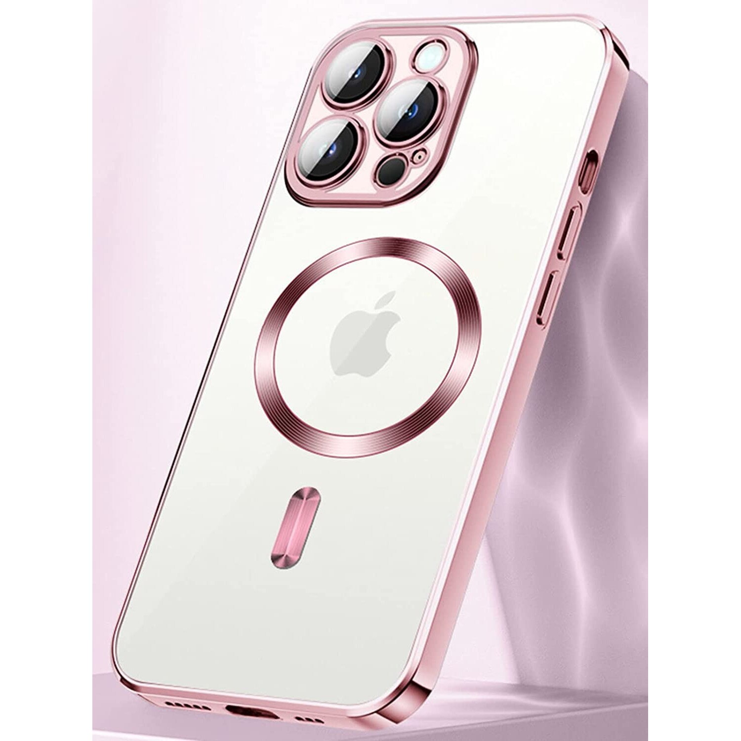 Husa Luxury tip MagSafe compatibila cu iPhone 12 Pro, Full protection ...