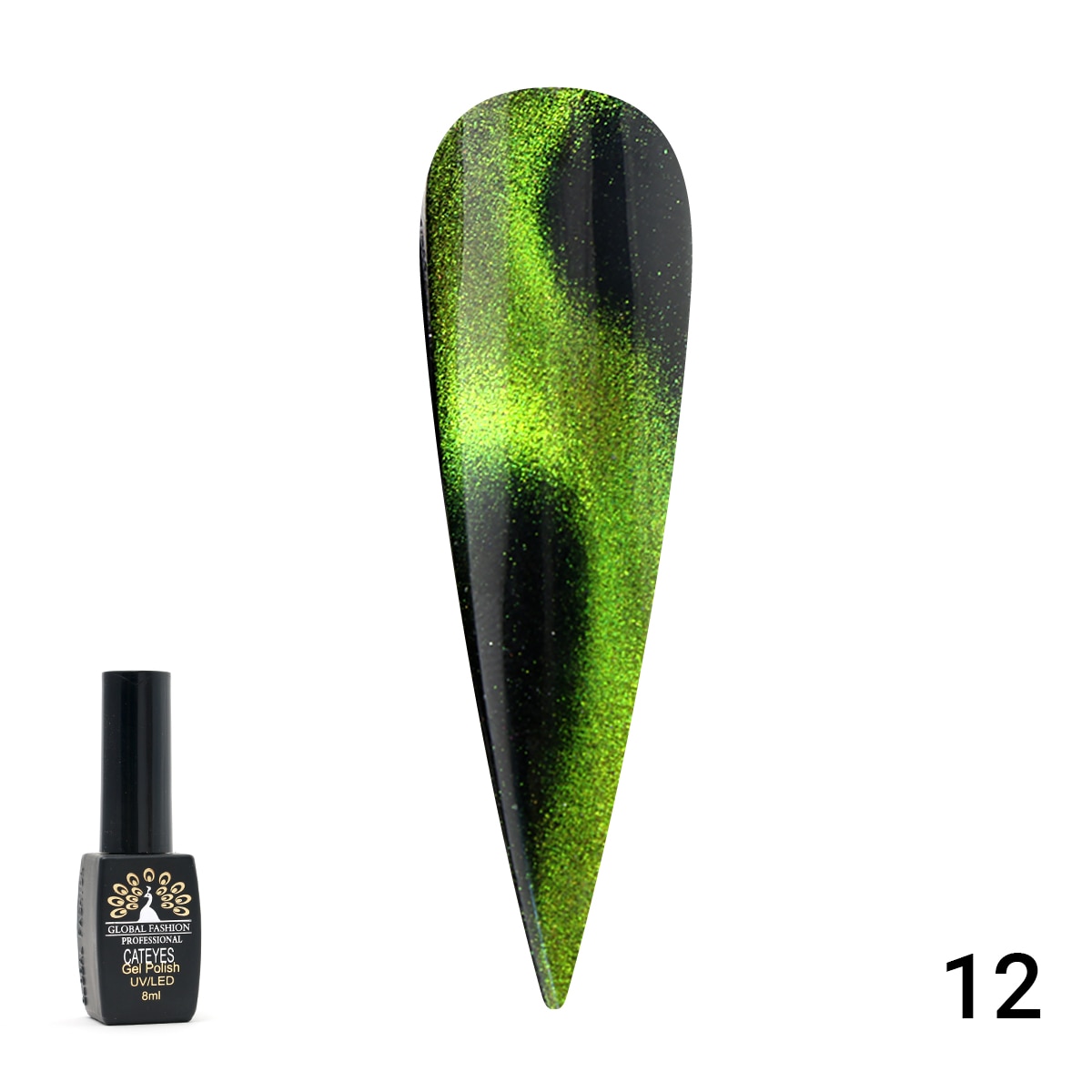 Oja semipermanenta 24D Cat Eye 8 ml, 12 - eMAG.ro