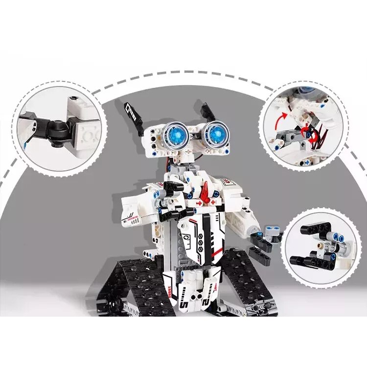 Set Constructie Robot Inteligent Andowl, Set de ansamblare figurina inteligenta, +6 ani, 467 ...