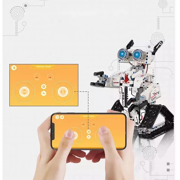 Set Constructie Robot Inteligent Andowl, Set de ansamblare figurina inteligenta, +6 ani, 467 ...