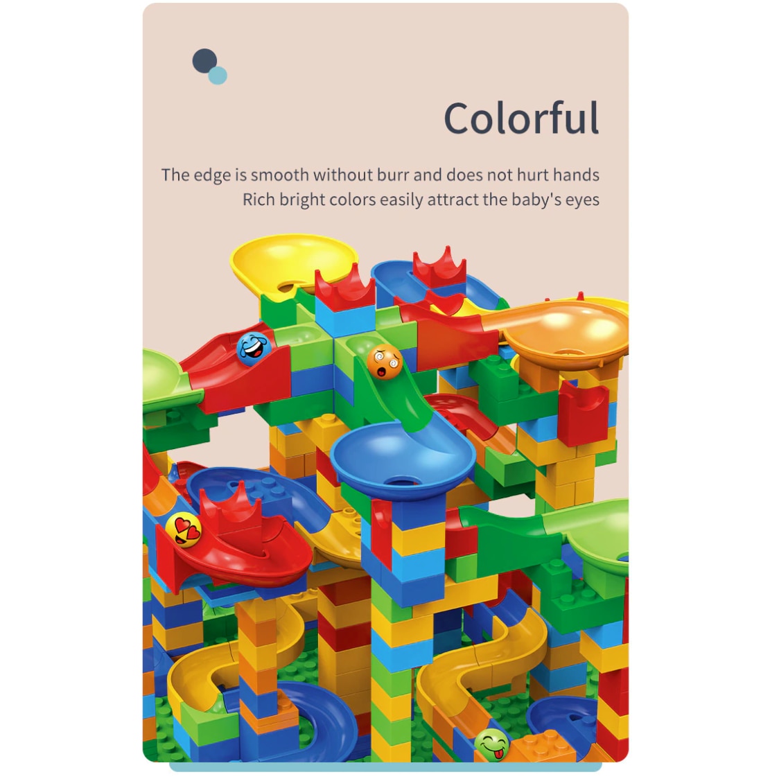 Joc de construit, Zola®, labirint marble run, super curse cu bilute ...