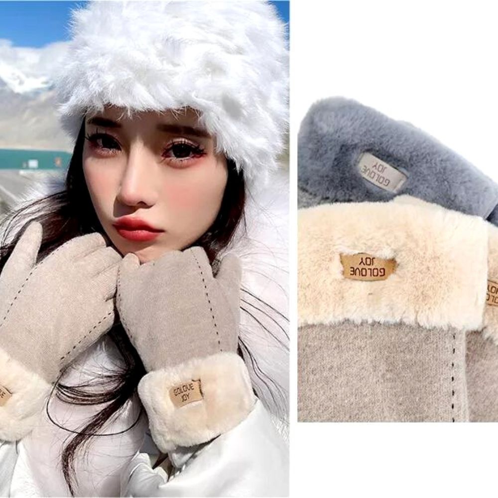 Manusi dama, Mindblower, Casmir 70%, iTouch screen sensitive, cream, cu ...