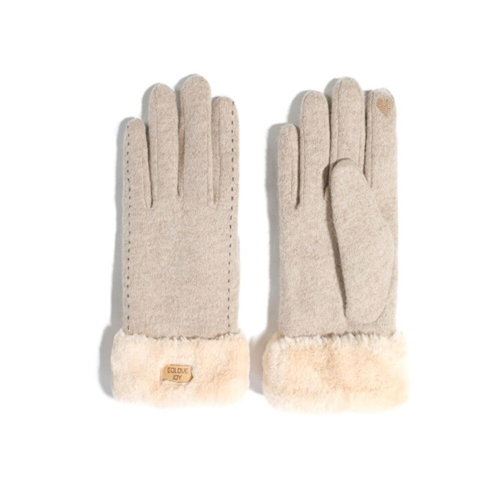 Manusi dama, Mindblower, Casmir 70%, iTouch screen sensitive, cream, cu ...