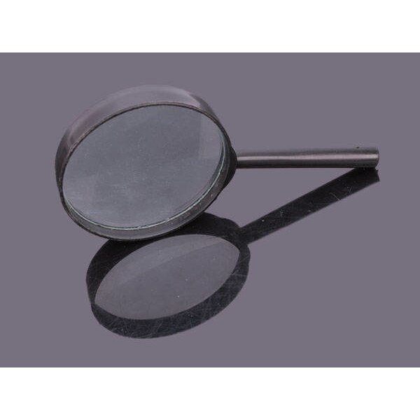 Lupa clasica, Plastic, 60 mm, Negru - eMAG.ro