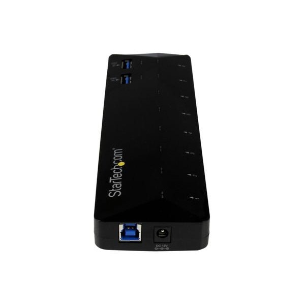 Hub USB StarTech ST103008U2C, 10 porturi Negru - eMAG.ro