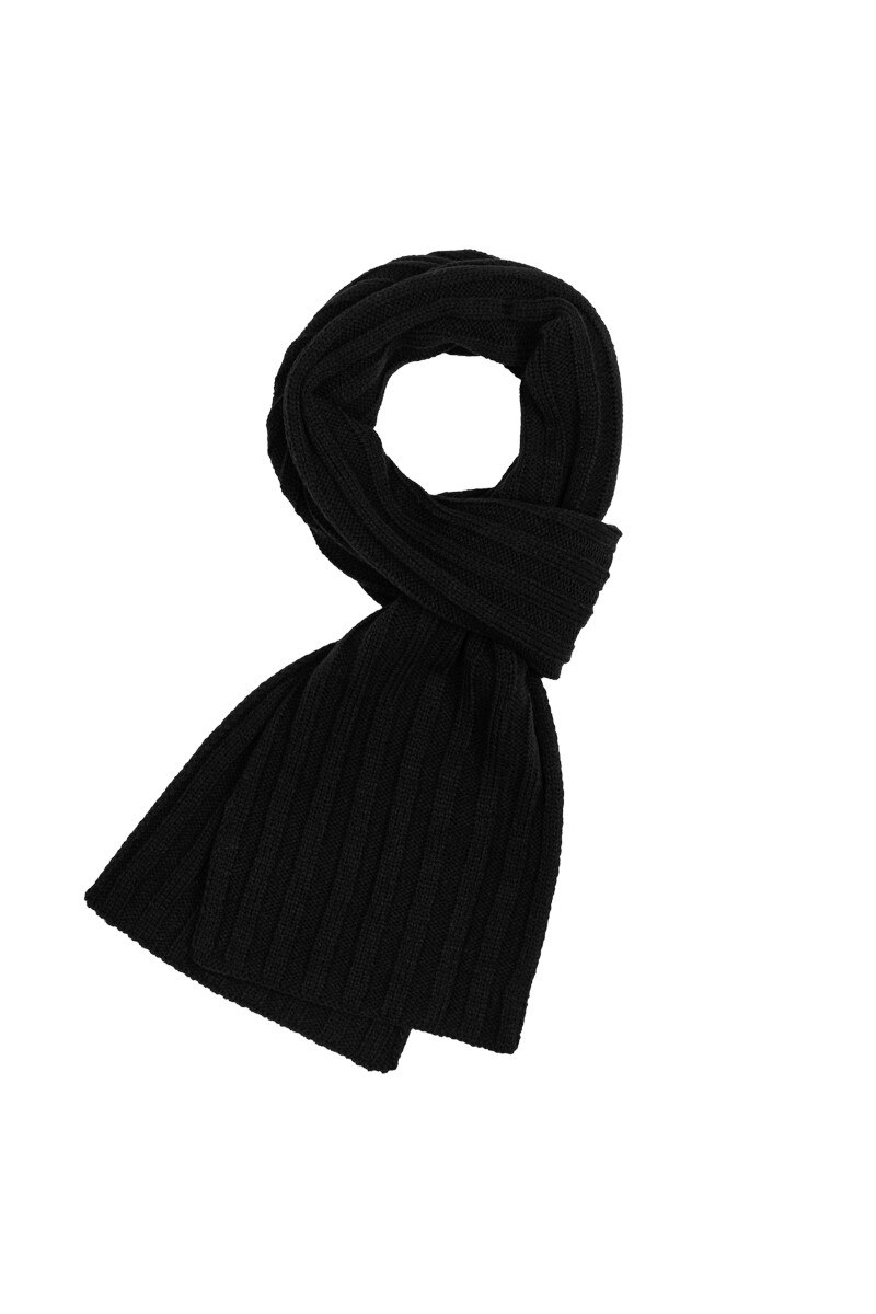 Fular barbati, Paolo Peruzzi, Lana/Acril, 185x21 cm, Negru - eMAG.ro