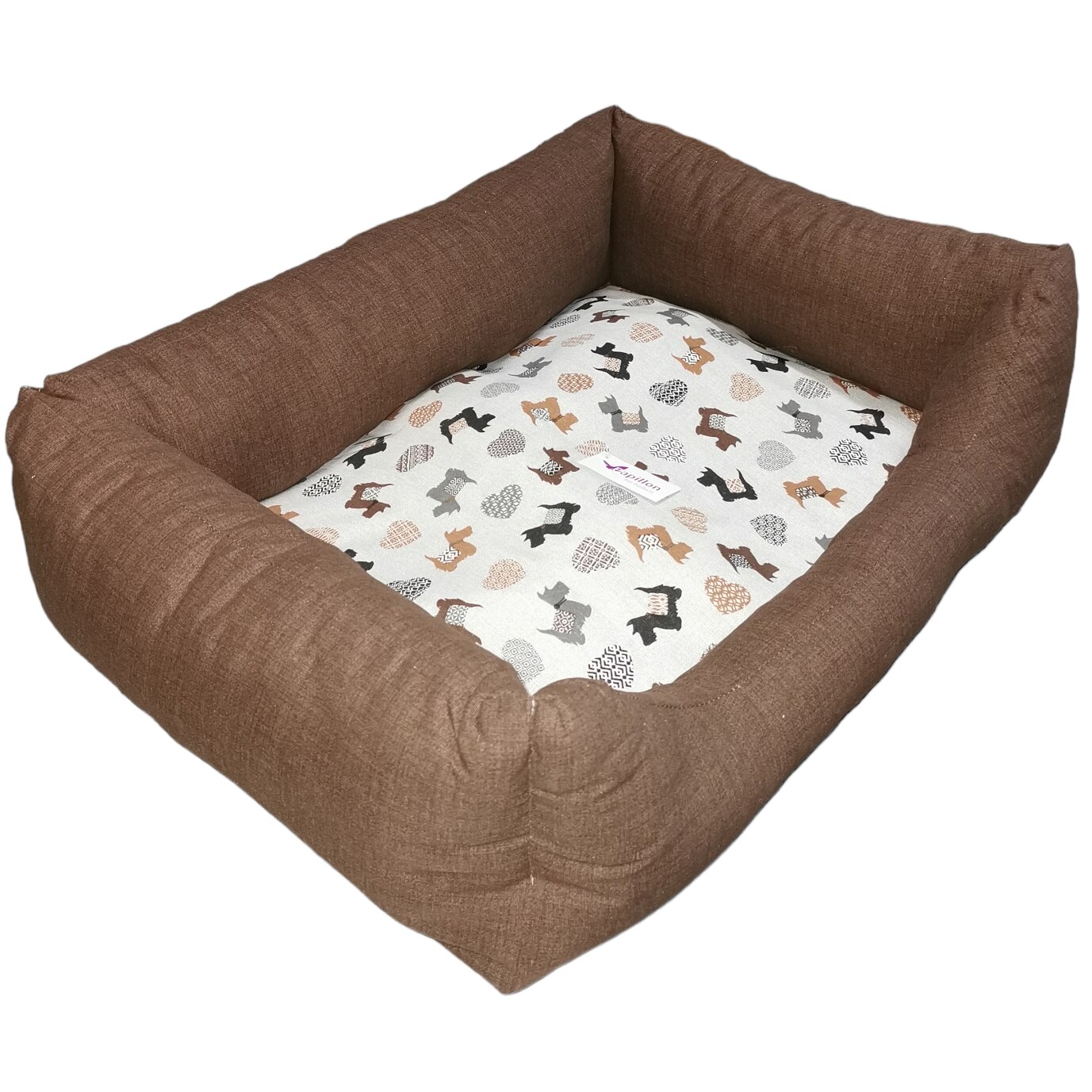 Culcus pentru caini, maro, 80cm - eMAG.ro