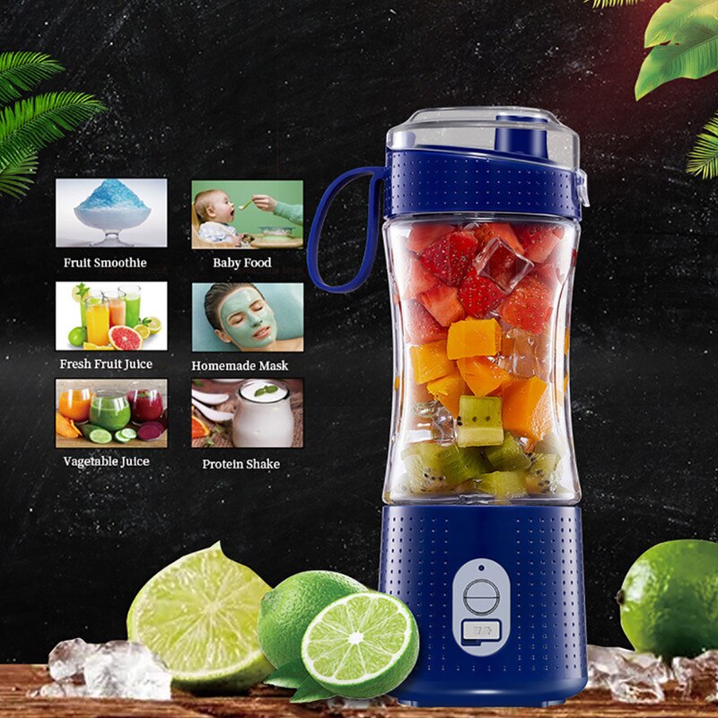 Mini Blender Electric, BOMSTOM, Portabil/Compact, Multifunctional, Auto ...