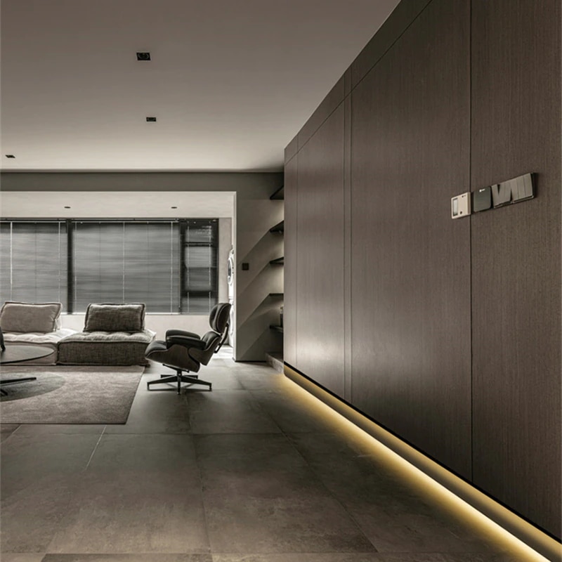 Profil aplicat tip plinta din anluminiu pentru banda LED, LMX-503, LED ...