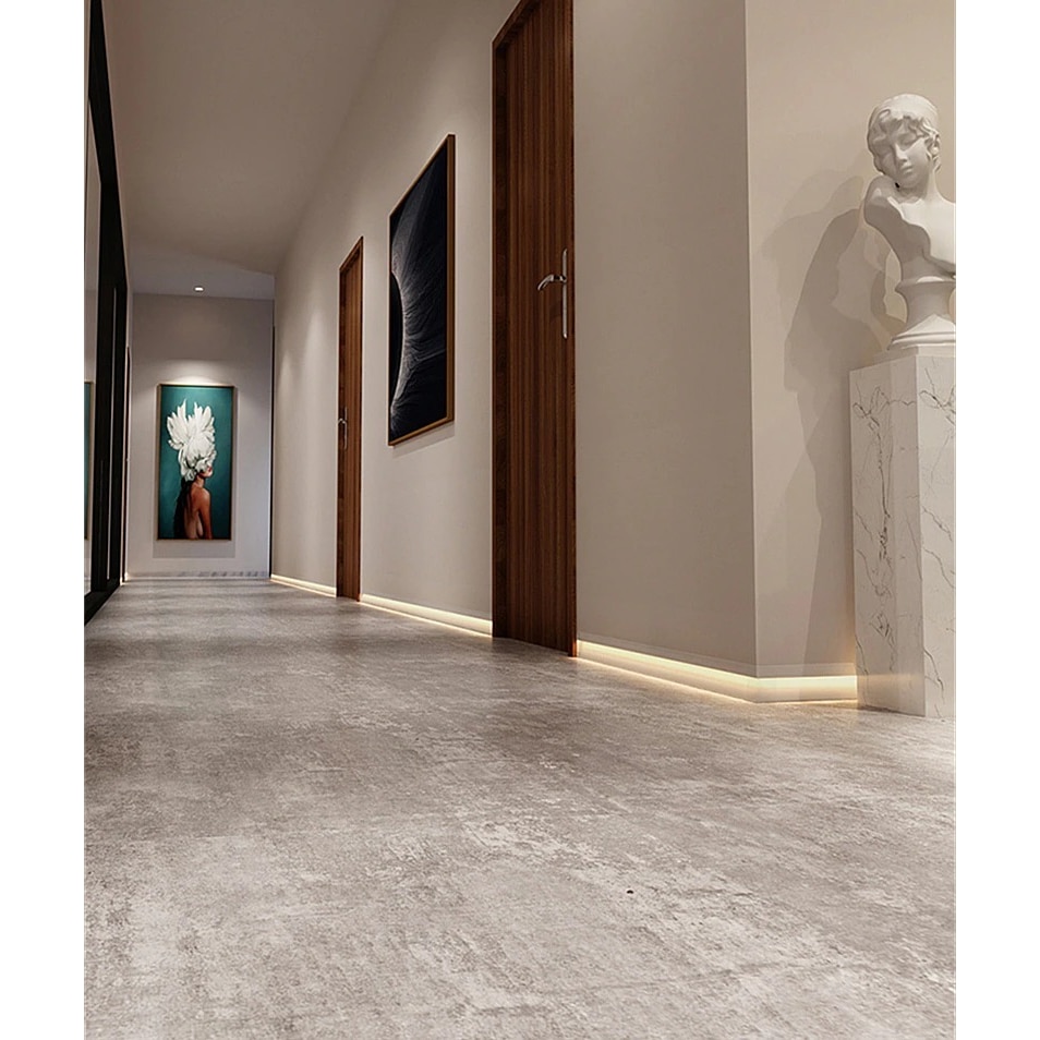 Profil aplicat tip plinta din anluminiu pentru banda LED, LMX-503, LED ...