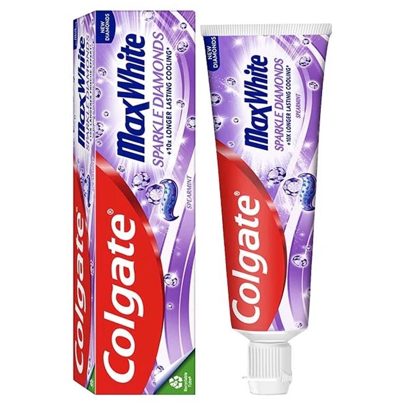 Pasta de dinti, Colgate, Max White Sparkle Diamonds, 100 ml - eMAG.ro