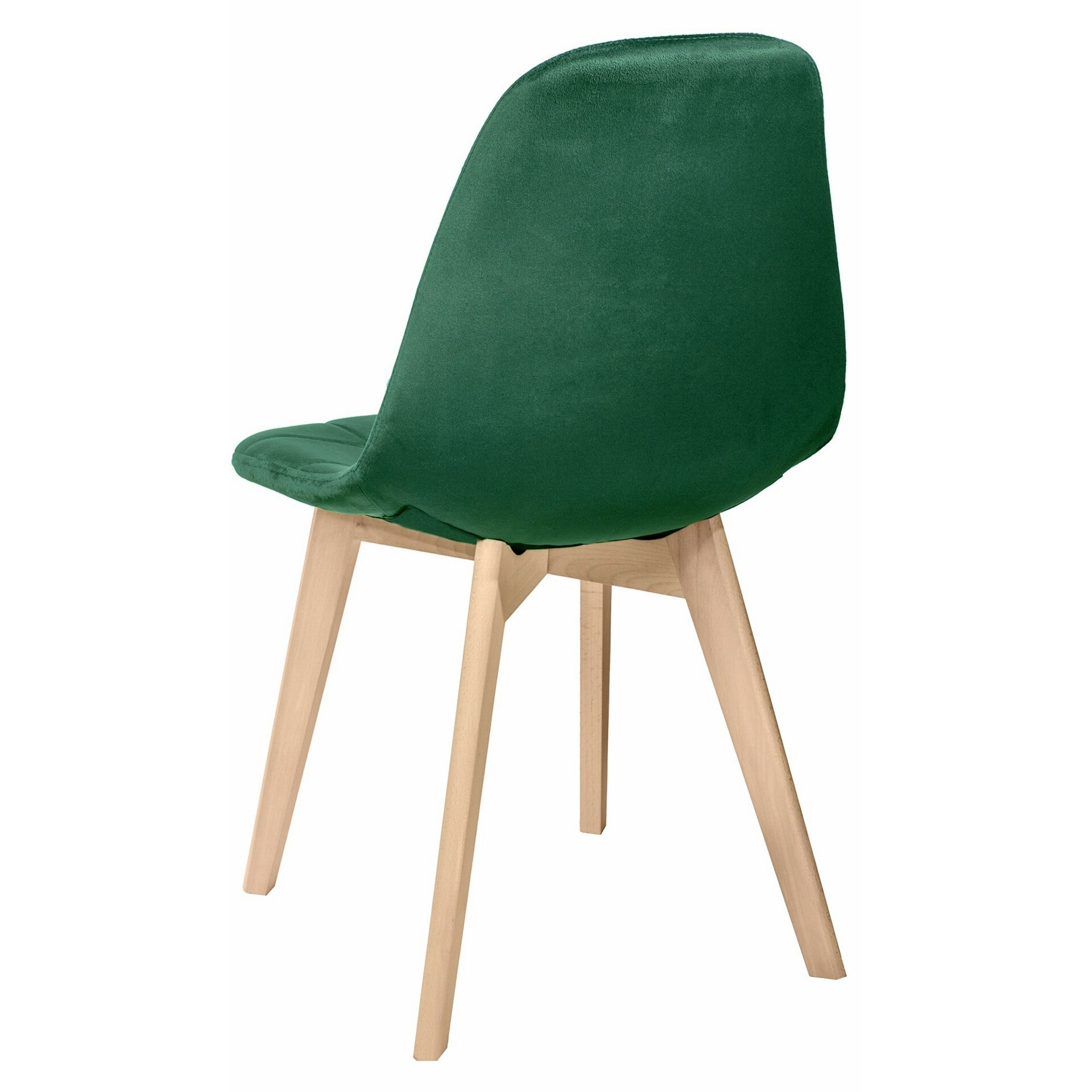 Scaun tapitat living bucatarie sufragerie velur verde - eMAG.ro