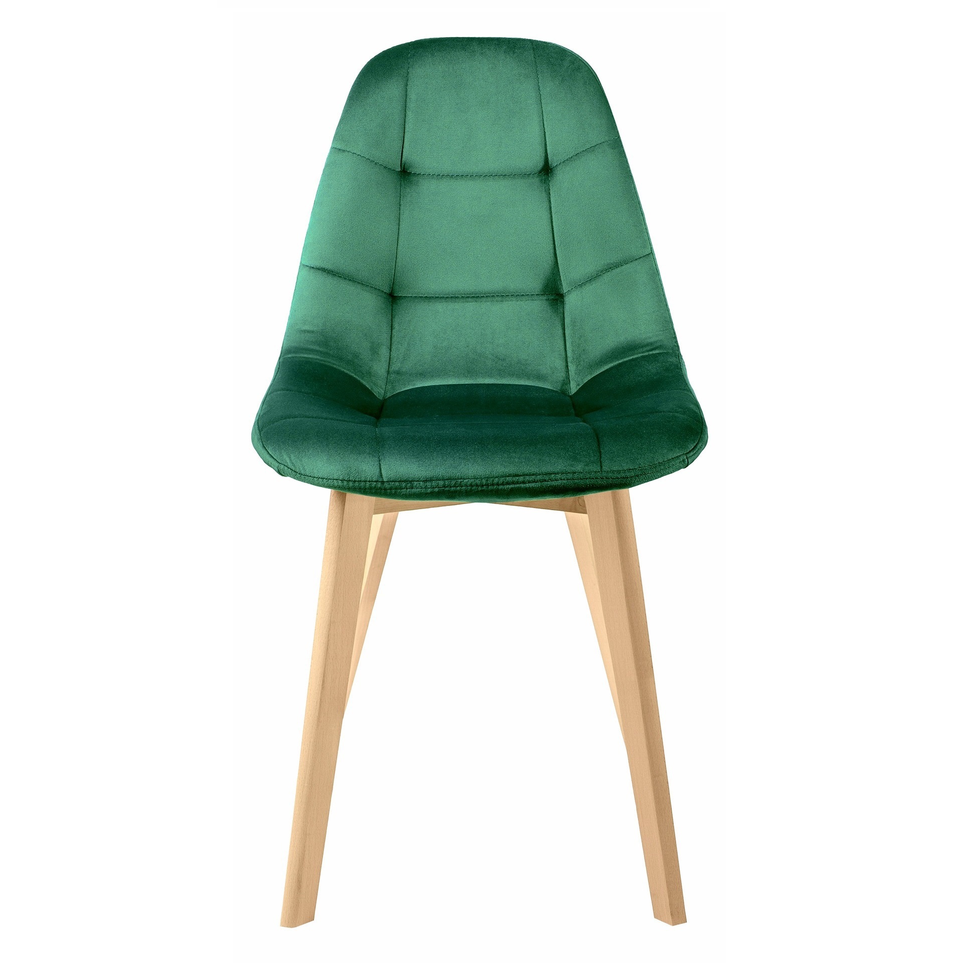 Scaun tapitat living bucatarie sufragerie velur verde - eMAG.ro