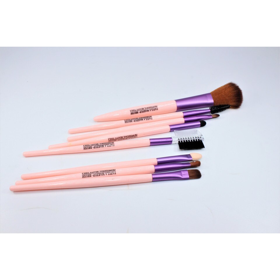 Set 8 Pensule Machiaj, Makeup, Roz - eMAG.ro