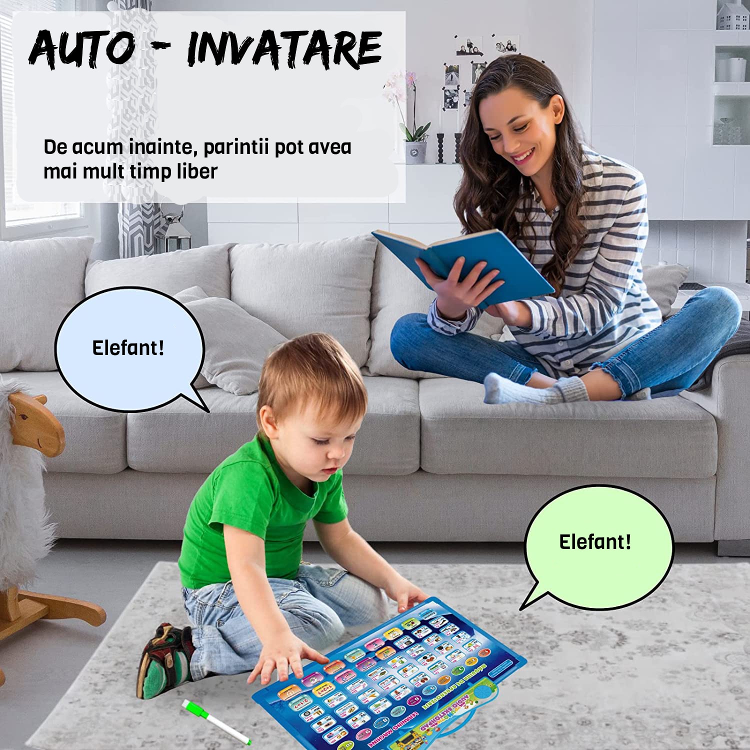 Tableta Educationala si Interactiva in limba romana, jucarie pentru ...