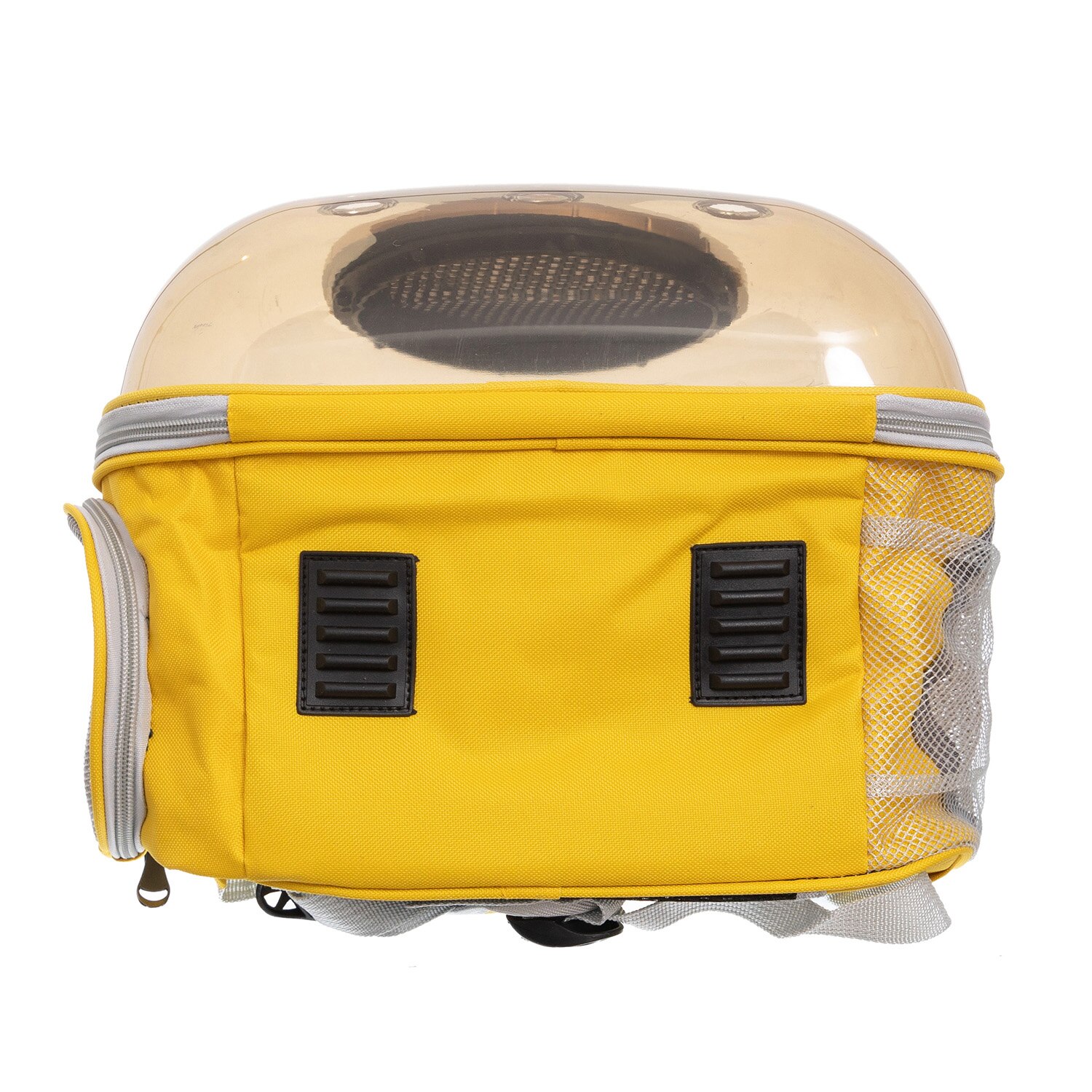 Rucsac transport animale de companie fumuriu hublou cu inel auriu DARO ...