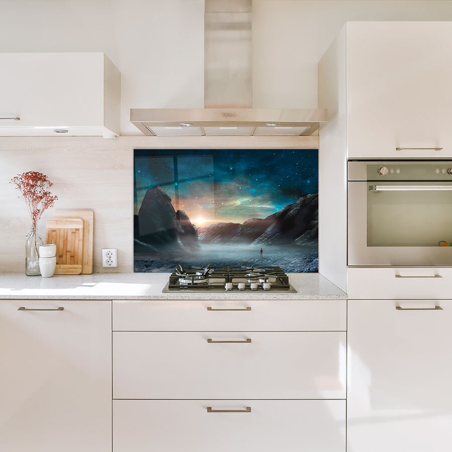 Panou Sticla Bucatarie, Blue Sky, 50x60cm - eMAG.ro