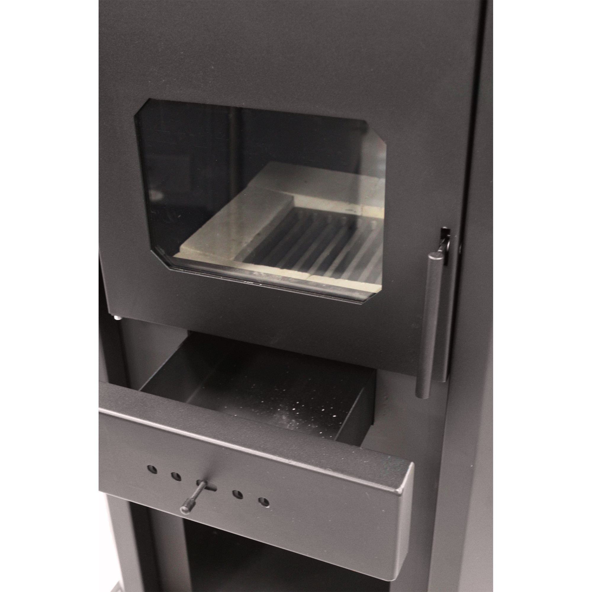 Set Termosemineu pe lemne, brichete si carbune Fornello Monza Bordeaux ...