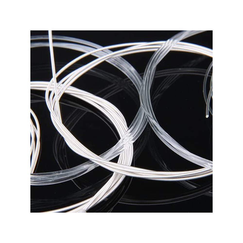 Set 6x corzi chitara clasica, Nylon/Argint, 20 g - eMAG.ro