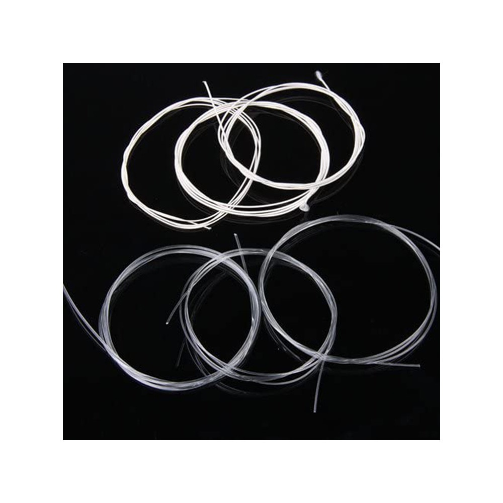 Set 6x corzi chitara clasica, Nylon/Argint, 20 g - eMAG.ro