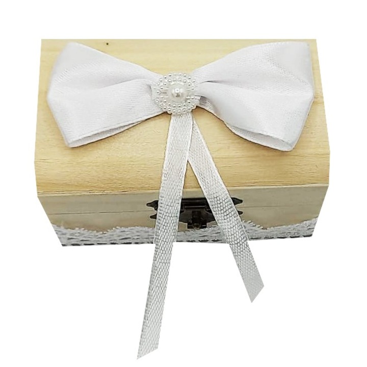 Cutiuta, MCF, cufar pentru prima suvita, handmade, alb imperial, 10x5x5 ...