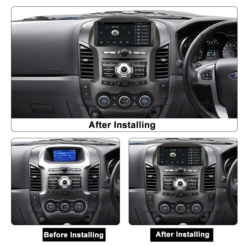 Navigatie dedicata Ford Ranger 2012-2014, NAVI-IT, Android 13, Wireless ...