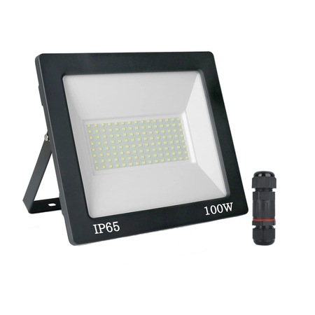 Proiector LED, 100W, lampa exterioara cu lumina naturala ultraluminoasa ...