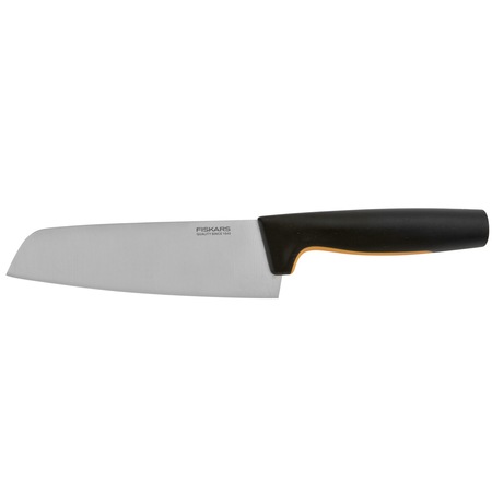 Cutit pentru carne/legume, Santoku, Fiskars, Inox, 16 cm, Negru ...